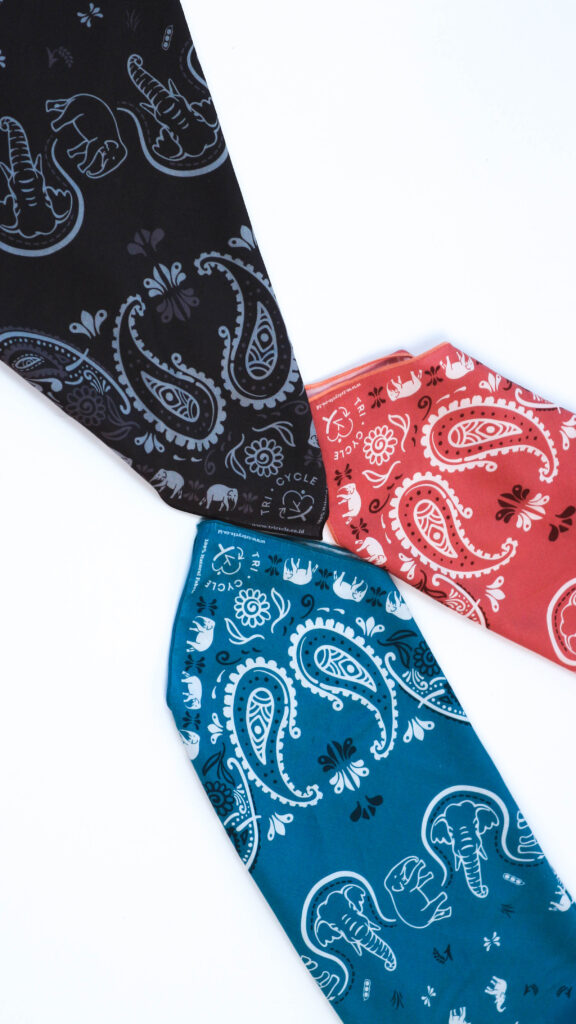 Save Elephant Bandana - Bali's Best Sustainable Products | TRIcycle.id